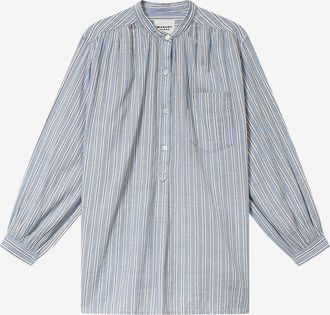 Isabel Marant Blouse Sapha - Femme - Bleu - Taille 34 - Marant &Eacute;toile