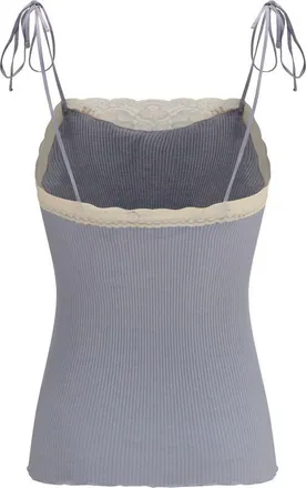 Chlo&eacute; Womens Blue Cashmere T-Shirt