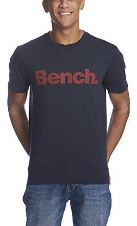 Bench F T-Shirt, Bleu (Dark Navy Blue), L Homme