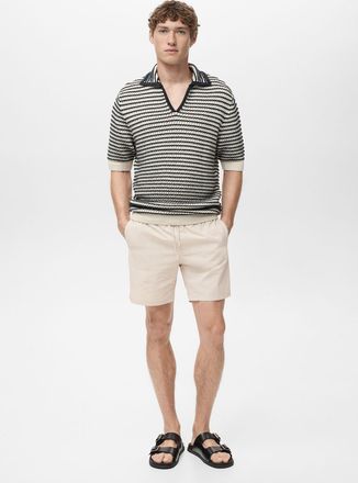 Mango Maillot de bain essentiel cordon sable - Homme - XS - MANGO MAN