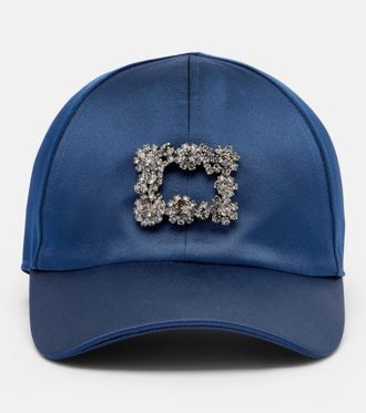 Roger Vivier Baseballcap Efflorescence aus Satin