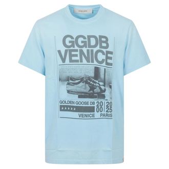 Golden Goose Homme, Tops, Bleu, Taille: S Golden Goose T-shirts et Polos