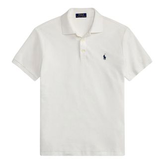 Ralph Lauren Homme, Tops, Blanc, Taille: XL Polo Coupe Slim
