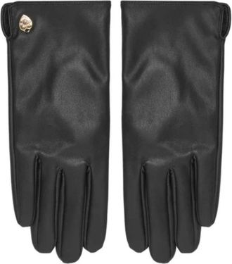Guess Femme, Accessoires, Noir, Taille: M Logo-Script Gloves