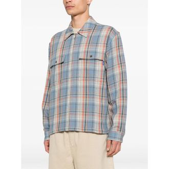 Awake NY Checked Cotton Shirt - Blue