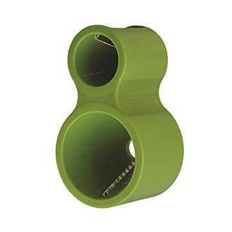 Microplane Gem&uuml;se Spiralschneider mit 2 Gr&ouml;&szlig;en in Gr&uuml;n mit Edelstahl-Klingen