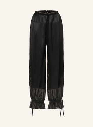 Ulla Johnson Ulla Johnson Satinhose Camile Aus Seide schwarz