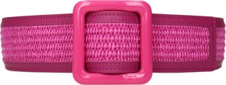 Max Mara Femmes Ceinture Weekend Raphia Fuchsia