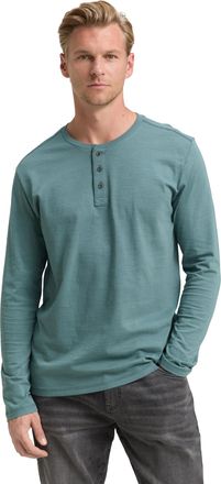 Tom Tailor Herren 1034356 Longsleeve T-Shirt, 30105-Deep Bluish Green, 3XL