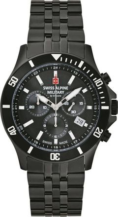 Swiss Alpine Military Homme, Accessoires, Noir, Taille: ONE Size Montre Chronographe