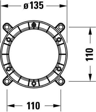 Duravit Grundk&ouml;rper Unterputz f&uuml;r Einhebel-Wannenmischer - Duravit