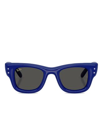 Ray-Ban x A$AP lunettes de soleil Rocky Wayfarer Puffer Crystal Edition - Bleu