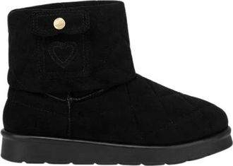 Love Moschino Femme, Chaussures, Noir, Taille: 35 EU Bottines matelass&eacute;es en tissu doux
