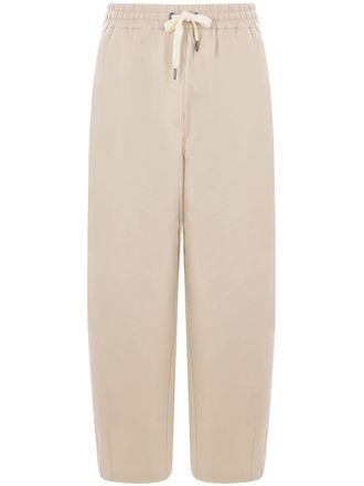 Brunello Cucinelli pantalon de jogging &agrave; coupe droite - Tons neutres