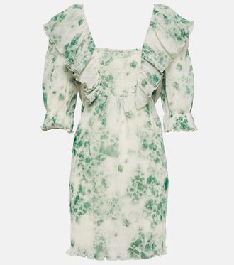 Ganni Minikleid aus Georgette