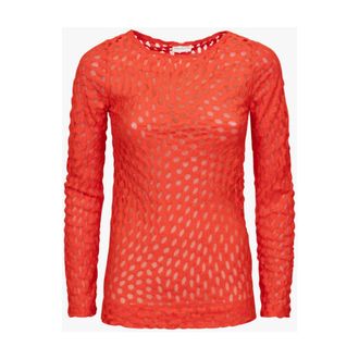 Dries Van Noten Damen, Strickwaren, Rot, SGr&ouml;&szlig;e