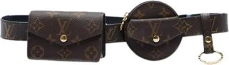 Louis Vuitton Sac ceinture Pre-owned Daily Multi Pocket - Femme - Pre-owned - Brun - Taille: ONE Size