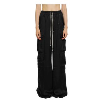 Rick Owens Femme, Pantalons, Noir, Taille: 36 FR Cargo Belas