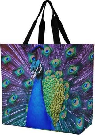 Generic Paon De Beaut&eacute; Sac A Main Femmes Pliable Tote Bag D&eacute;contract&eacute; Sac Fourre-Tout Pour Universit&eacute; Gym Voyage