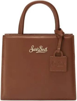 MC2 Saint Barth Hobo Bags - Mini Structured Shop Bag With Detachable Strap - Gr. unisize - in Braun - f&uuml;r Damen