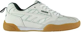 Hi-Tec Hi-Tec Squash Classic, Chaussures squash et badminton homme, Blanc (Blanc / Vert), 41.5 EU