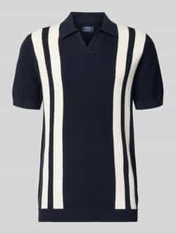 Mc Neal Regular Fit Poloshirt in Strick-Optik