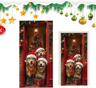 Generico Weihnachtsbanner, Weihnachtsbanner, 178 cm, Polyester-Dekoration: 2D-Fotohintergrund für Winterpartys, hängende Banner, einfach zu installieren