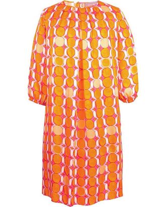 White Label Midikleid Midi-Kleid mit Retro-Muster