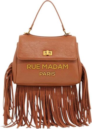 Rue Madam Femme, Sacs, Brun, Taille: ONE Size Les Jours XS Fringes