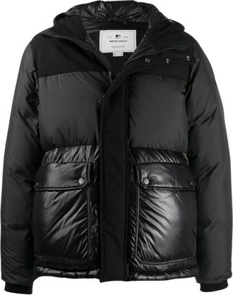 Woolrich Homme, Vestes, Noir, Taille: XL Bomber Jacket
