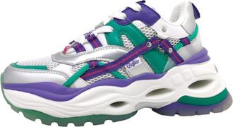 Buffalo Triplet Hollow Damenschuhe Schnürschuhe Sportive Sneaker Low, Schuhgröße:38 EU