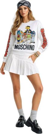 Moschino Sweatshirt X SESAME STREET Muppets Edition Besticht durch einen auff&auml;lligen Grafikdruck