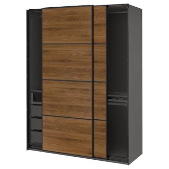 IKEA PAX / MEHAMN Kleiderschrank mit Schiebetüren