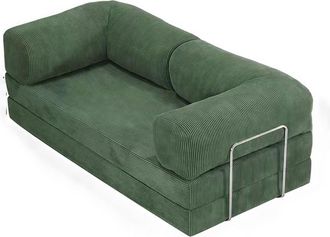 Generic Modulares Sofa aus hochdichtem Schaumstoff, 3-in-1 umwandelbares zusammenklappbares Einzelschlafsofa, Couch ohne Knochen,for Wohnzimmer und Schlafzimm