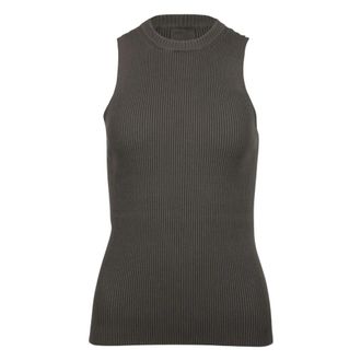Rick Owens Femme, Tops, Brun, Taille: 36 FR Ribbed Knit Tank Top