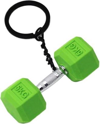 Generic Porte-clés amusant pour clés de voiture - Breloque de sac avec haltère portable - Pendentif créatif de portefeuille, ornement résistant à lusure pour 