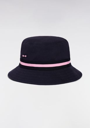 Eden Park Bob En Piqu&eacute; De Coton Marine D&eacute;tails Rose