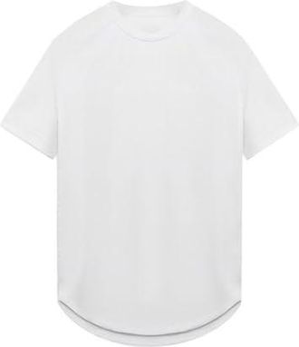 Generic Chemises fines en coton pour homme - T-shirt de fitness &agrave; manches courtes - Maille de sport - S&eacute;chage rapide - Haut respirant - Grande taille, blanc, 