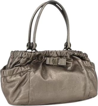 Ferragamo Pre-owned Vala Handbag - Femme - Pre-owned - Brun - Taille: ONE Size