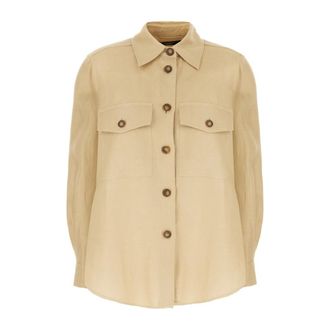 Max Mara Wkipomposa Workwear Jacke - - Blouses & Shirts - Damen - Beige - M