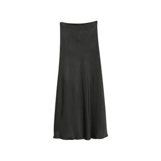 Fabiana Filippi Femme, Jupes, Gris, Taille: 34 FR Jupe Midi Coupe Droite