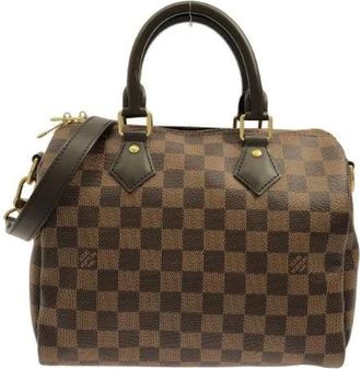 Louis Vuitton Pre-owned Sac Boston Speedy Bandouliere Damier - Femme - Pre-owned - Brun - Taille: ONE Size