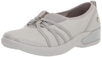 Life Stride BZees Damen Nischen-Slipper Ballerinas, Silber/Glitzer, 38.5 EU Weit