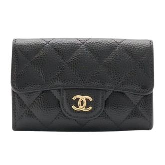 Chanel Porte-cartes de visite Pre-owned - Femme - Pre-owned - Noir - Taille: ONE Size
