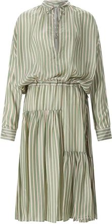 Dries Van Noten Femme, Robes, Vert, Taille: 40 FR Shirt Robes