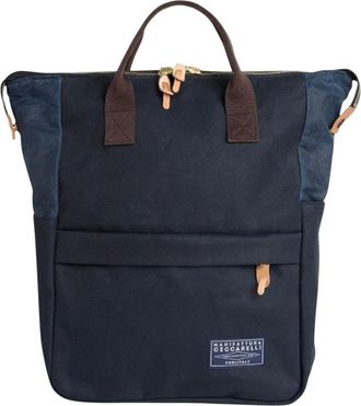 Manifattura Ceccarelli Homme, Sacs, Bleu, Taille: ONE Size Laptop Backpack Mc107-Dz