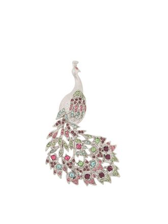 Susan Caplan Vintage broche DOrlan Peacock - Argent