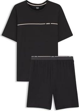BOSS Hommes Bamboo Short Set Coffret cadeau pyjama en jersey stretch de bambou
