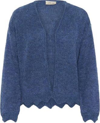Cream Femme, Pulls, Bleu, Taille: 46 FR CRNiso Cardigan