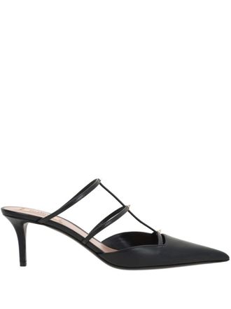 Valentino Garavani mules Rockstud Wispy 60 mm - Noir